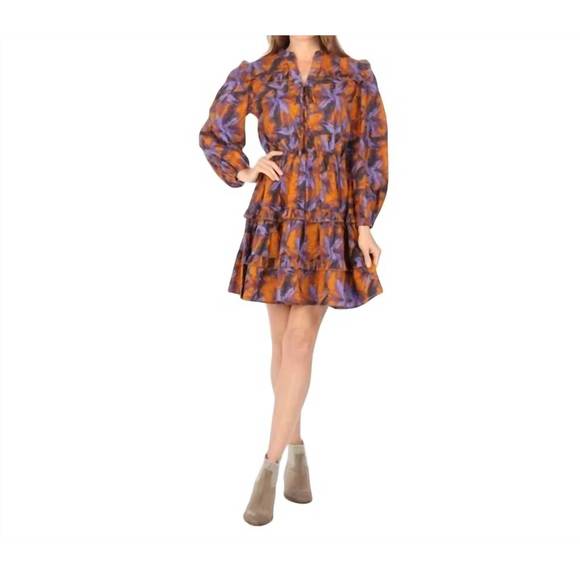 Bindu | Dresses | New Bindu Yolanda Dress In Burnt Orange | Poshmark